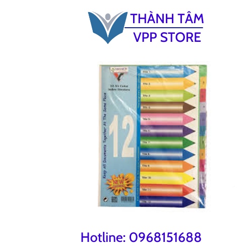 Chia file nhựa 12 lá | Shopee Việt Nam