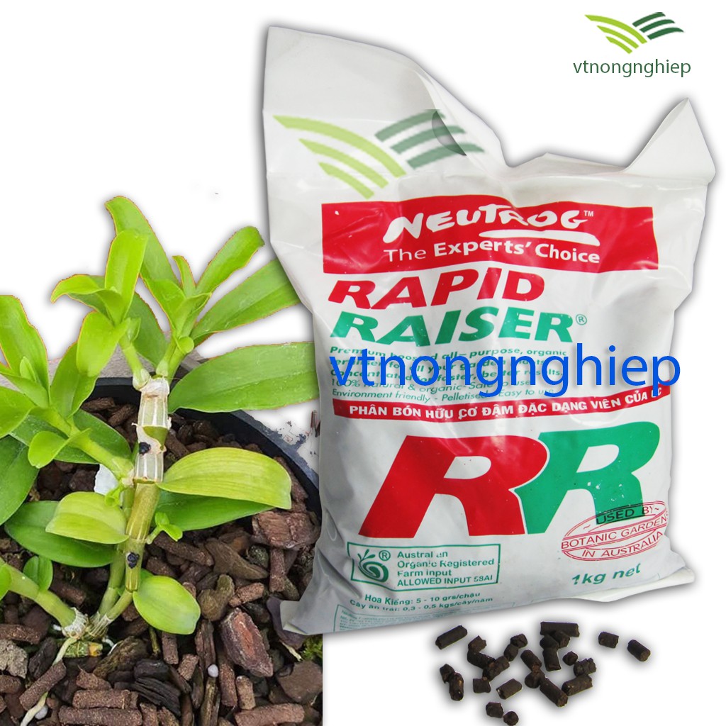 1kg phân bón hữu cơ đậm đặc Rapid Raiser, dạng viên, nhập khẩu ...