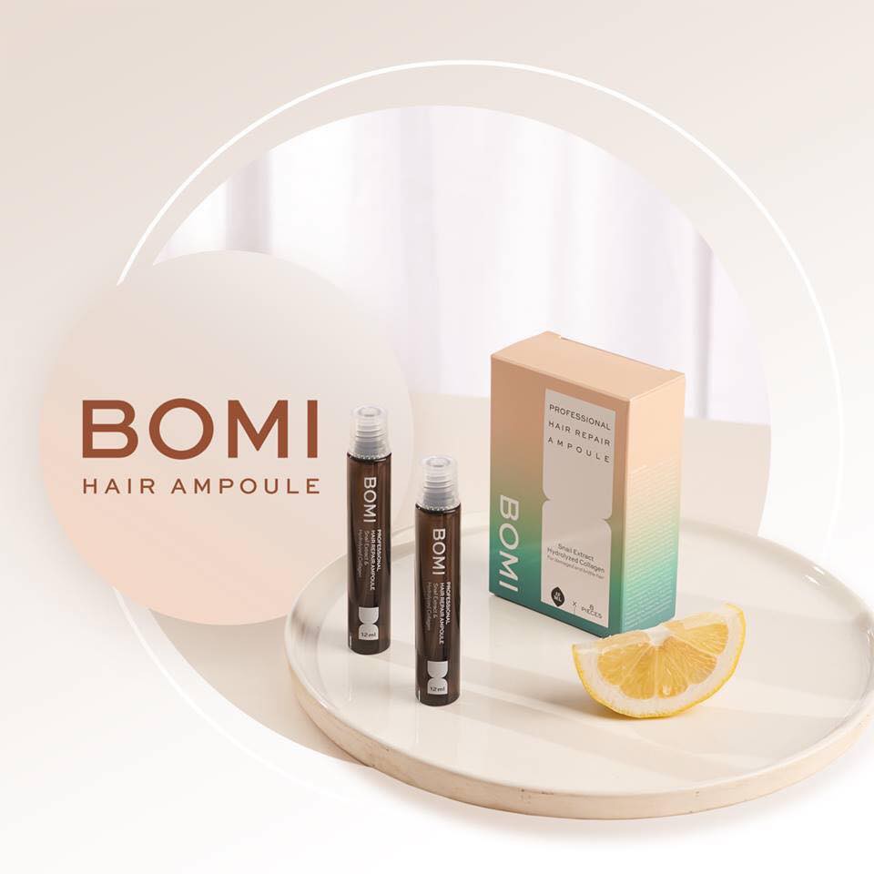 Dầu ủ tóc Cao cấp | Bomi | Hộp 8 ống | Shopee Việt Nam