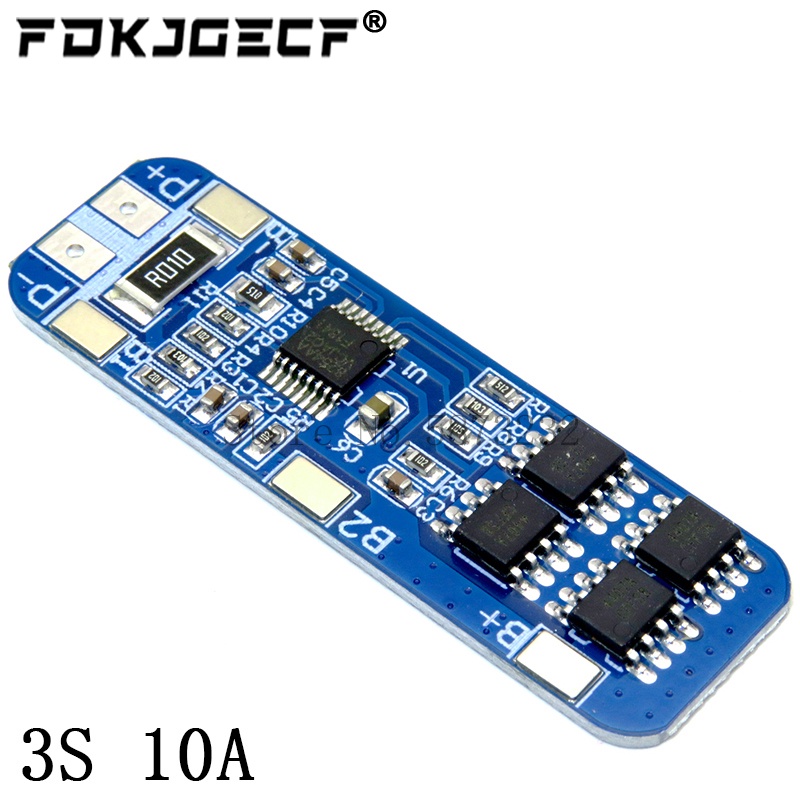 Bảng Mạch Sạc Pin Li-ion 18650 PCB BMS 3S 10A 20A 25A 30A 40A 60A ...