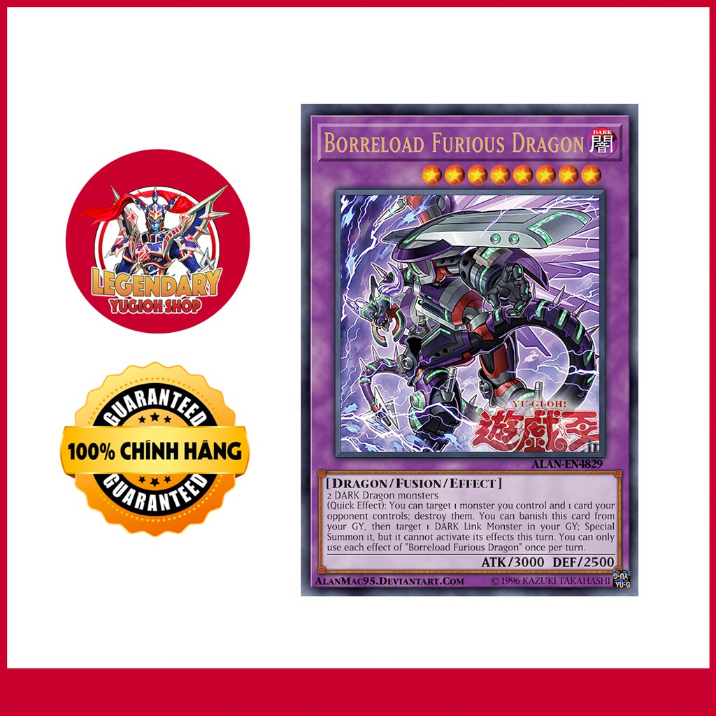 [Thẻ Bài Yugioh Chính Hãng] Borreload Furious Dragon | Shopee Việt Nam