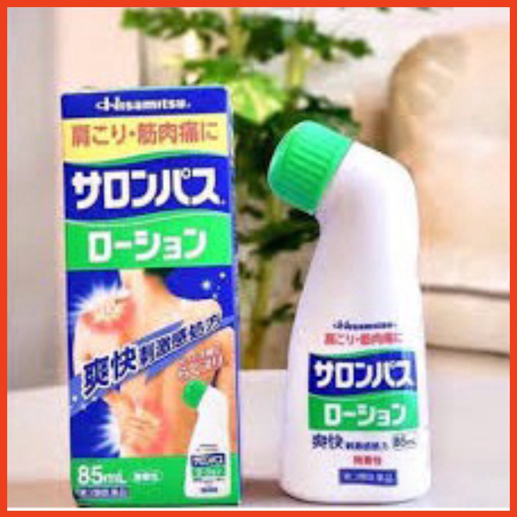 [Auth] Lăn giảm đau Salonpas Hisamitsu 85ml Nội địa Nhật Bản | Shopee ...
