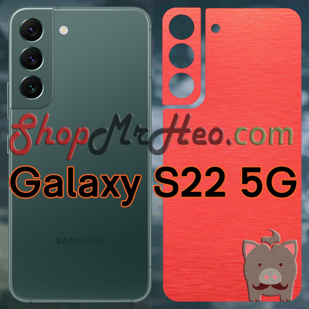 Dán Skin Màu Mặt Sau Lưng Nhôm Xước Samsung Galaxy S22 Ultra 5G - S22 ...