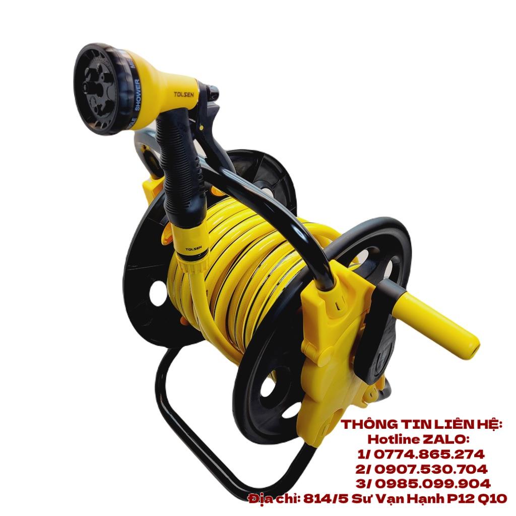 Cuộn RULO nước kèm dây xịt vòi rửa xe, tưới cây TOLSEN 10 15 20 30 m ...