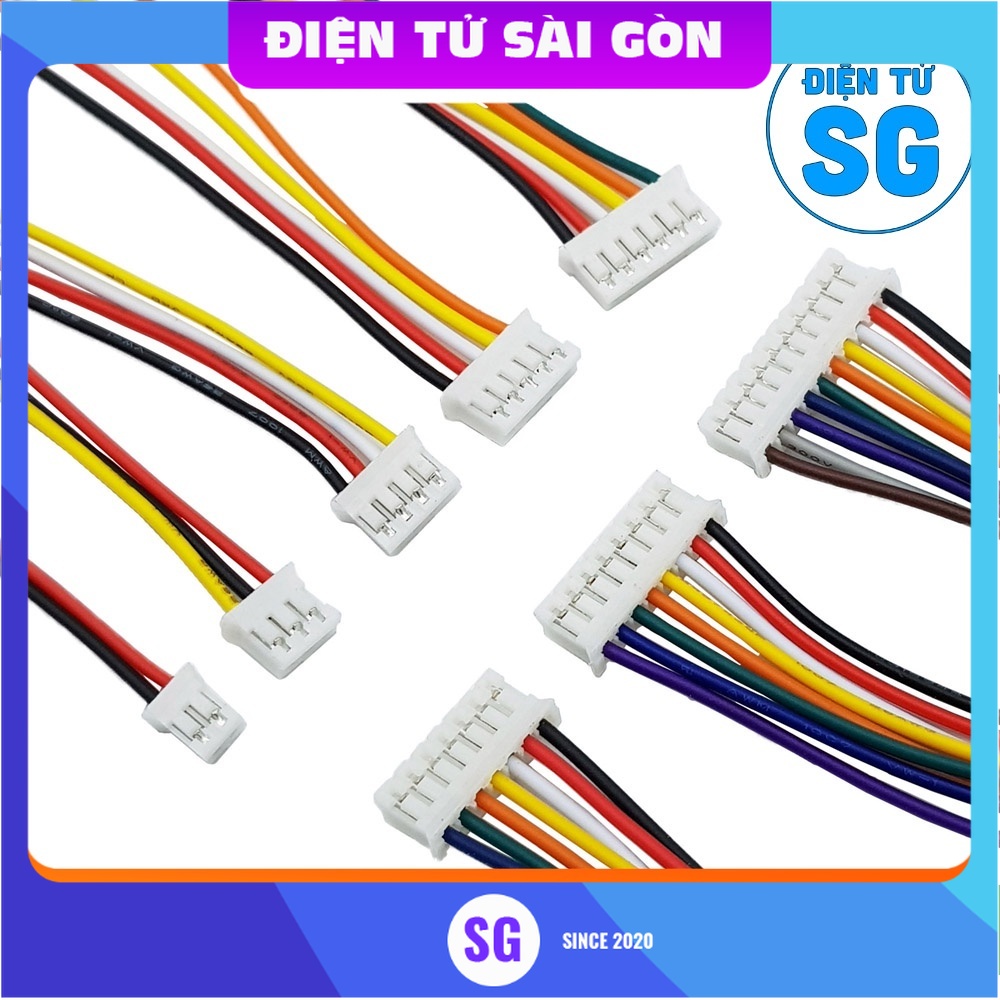 Dây Bus cái PH2.0mm dài 20cm 2P / 3P / 4P / 5P / 6P / 7P / 8P / 10P | Shopee Việt Nam