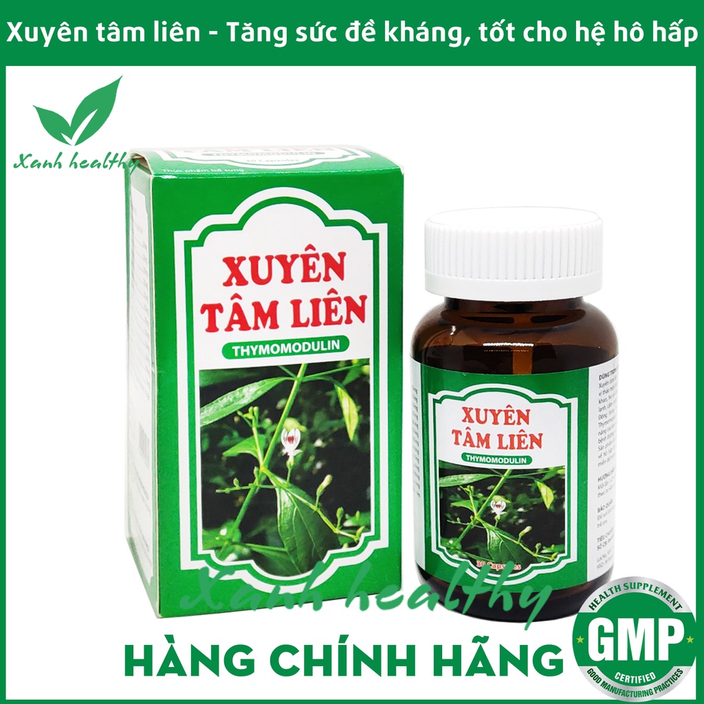 XUYÊN TÂM LIÊN hộp 30 viên -thành phần 100% thảo dược quý, Giải cảm ...