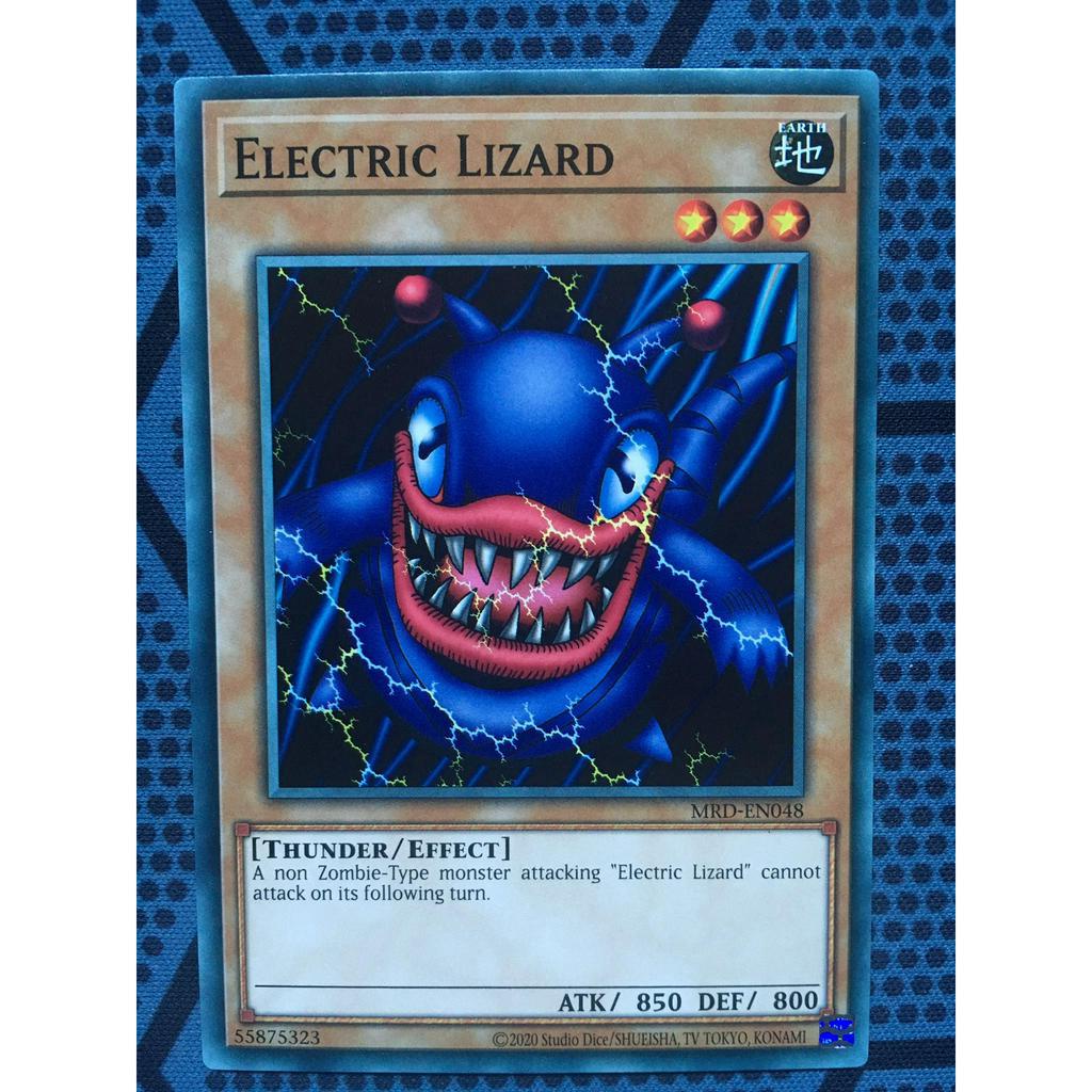 Bài yugioh thời đầu duel monster - Electric Lizard - MRD-EN048 - Common ...