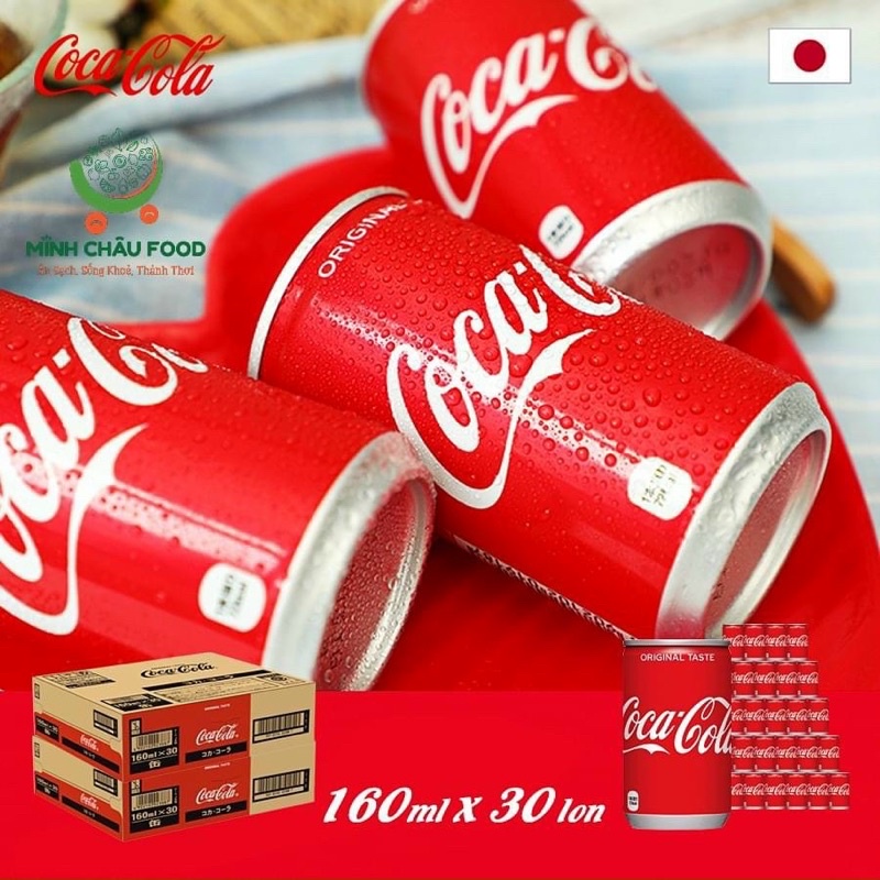 CoCa Mini Nhật Bản Thùng 30 lon 160ml | Shopee Việt Nam