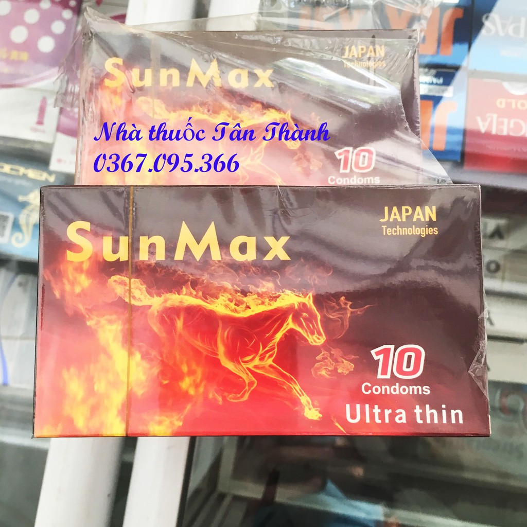 Bao cao su SunMax Hộp 10 chiếc | Shopee Việt Nam