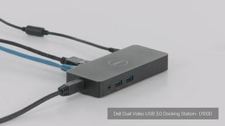 Dock Displaylink Dell D1000 USB 3.0,Type C - Xuất 2 màn hình qua HDMI ...