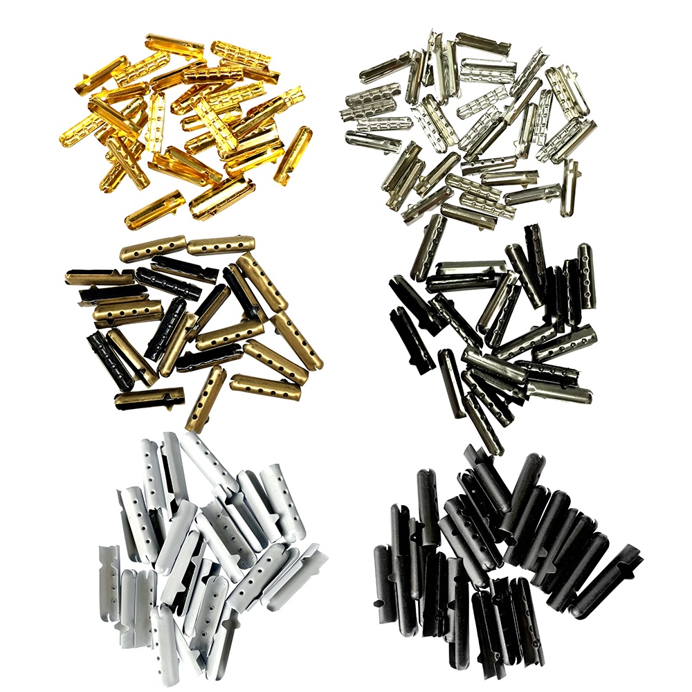 100 / 200 / 300 Chiếc Kim Loại Aglets DIY Dây Giày Sửa Chữa Giày Ren ...