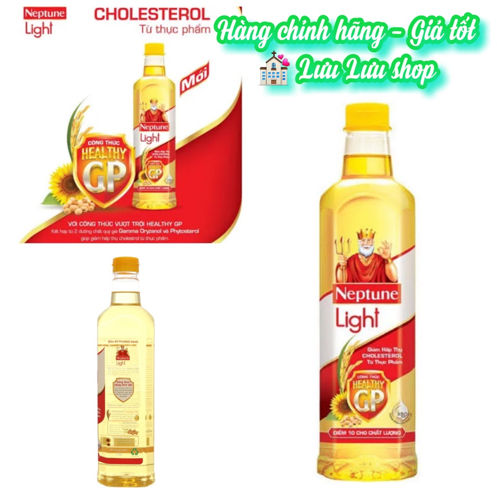 Dầu ăn thượng hạng Neptune Light chai 1 lít | Shopee Việt Nam