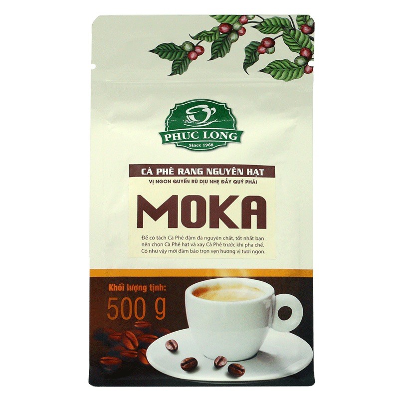 Cà Phê Moka không bơ Phúc Long 200/500g (Date mới) | Shopee Việt Nam