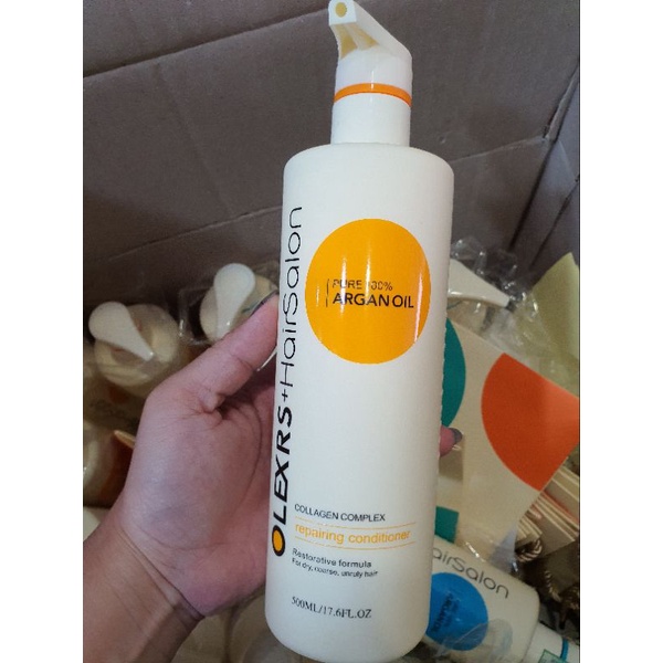[OLEXRS]Dầu Gội- Xả Olexrs Argan Oil Collagen Hair Salon 960ml 500ML ...
