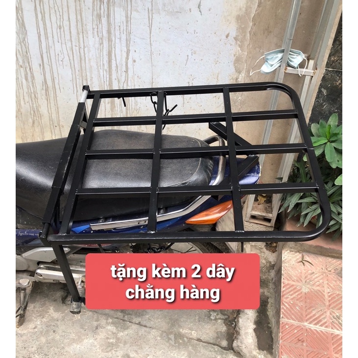 Giá chở hàng, baga xe máy đa năng không mở cốp, tháo lắp dễ dàng ...