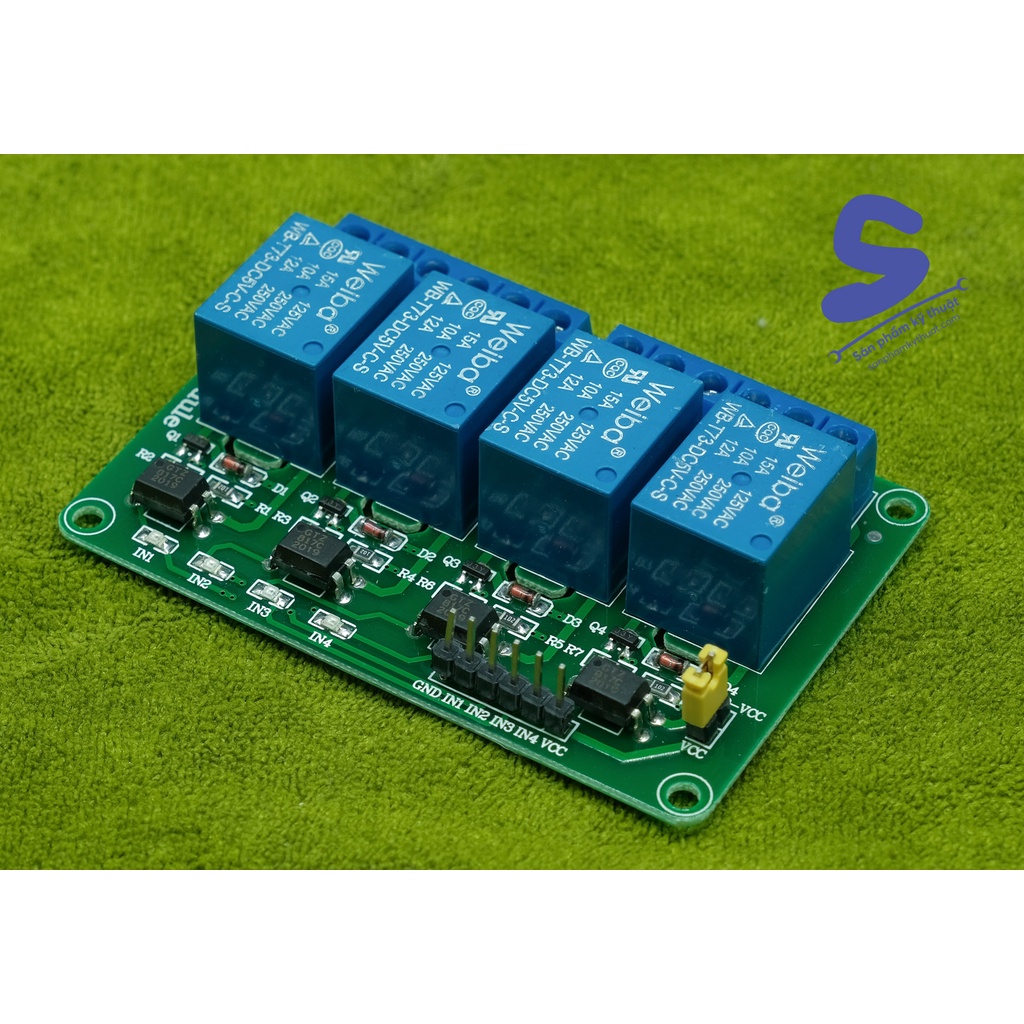 Module 4 Relay (5VDC) (Cách ly opto) | Shopee Việt Nam