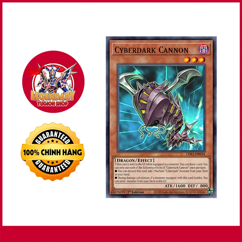 [Thẻ Bài Yugioh Chính Hãng] Cyberdark Cannon | Shopee Việt Nam