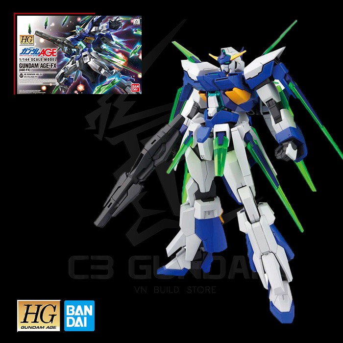 MÔ HÌNH GUNDAM BANDAI HG 1/144 GUNDAM AGE FX GUNDAM AGE HGAGE | Shopee Việt Nam