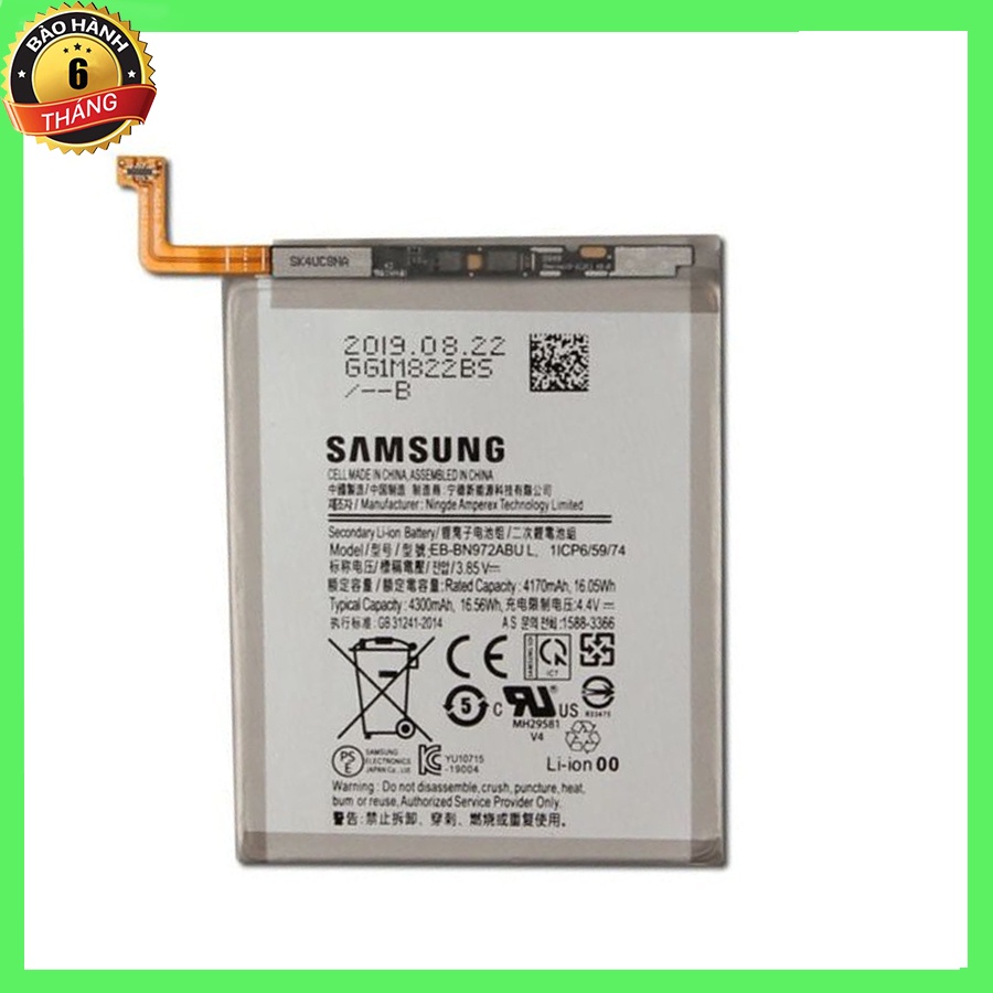 Pin Galaxy Note 10+ (Note 10 Plus ) zin, bảo hành 6 tháng | Shopee Việt Nam