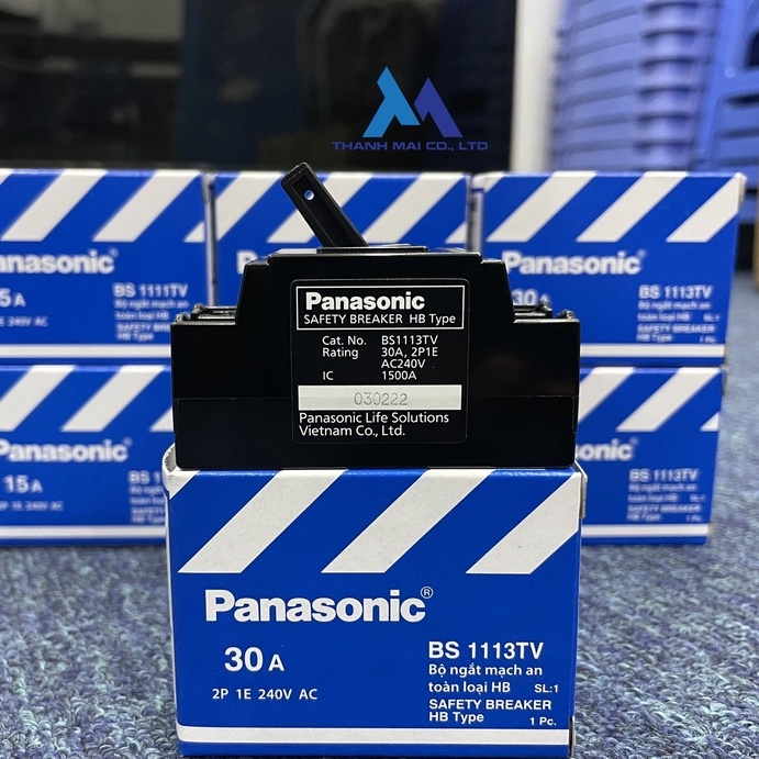 [Hàng chính hãng] Cầu dao an toàn Panasonic - CB cóc Panasonic 15-30A BS1111TV/ BS1113TV ...