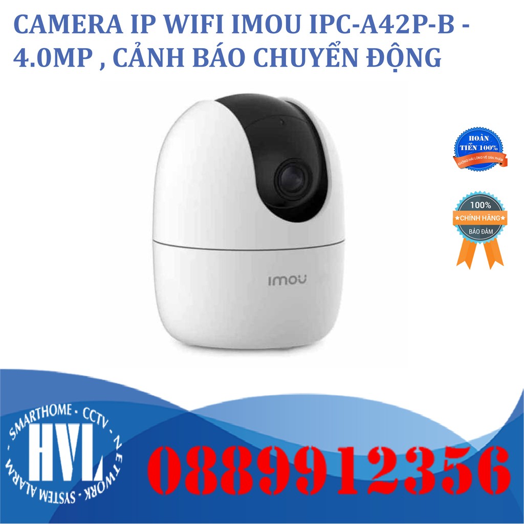 CAMERA IP WIFI IMOU IPC-A42P-B - 4.0MP , CẢNH BÁO CHUYỂN DỘNG , HỒNG ...