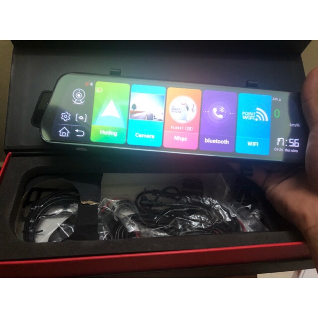 Camera hành trình tích hợp gương Bộ nhớ 16GB - XZE | Shopee Việt Nam