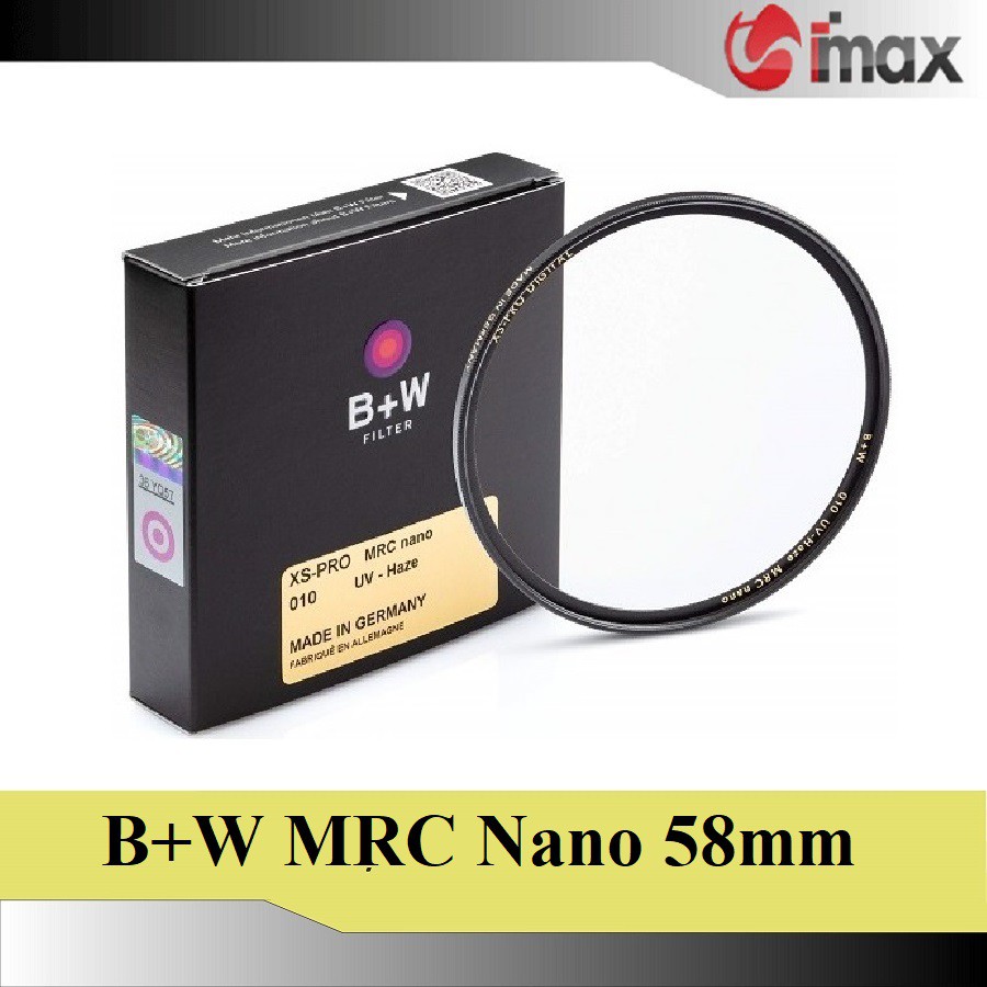Kính lọc Filter B+W XS-Pro Digital 010 UV-Haze MRC Nano 58mm (Hoằng Quân) + Bút lau lens ...