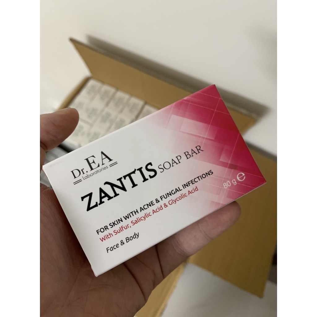 Xà phòng ZANTIS SOAP BAR Chính hãng XÀ PHÒNG Y KHOA giảm mụn lưng ...