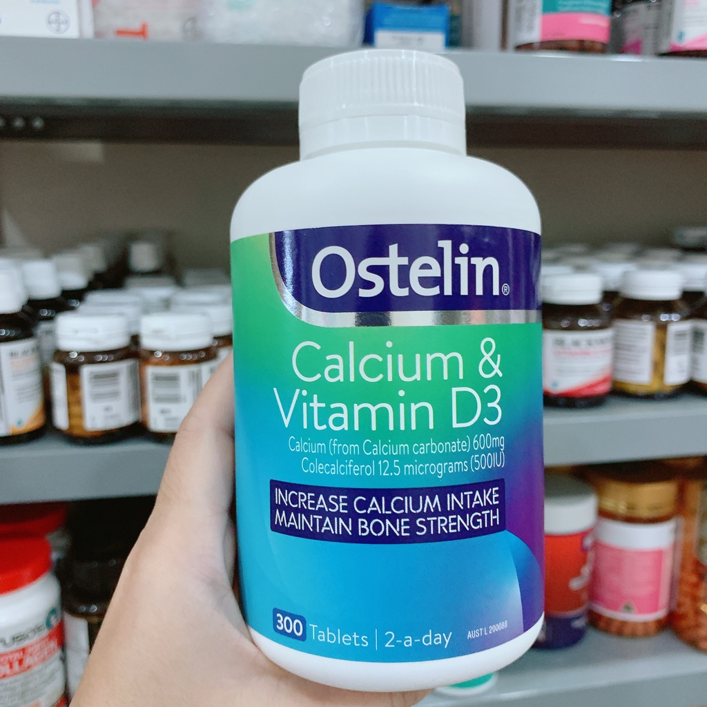 Viên Uống Bổ Sung Canxi và Vitamin D3 Ostelin Calcium & Vitamin D3 | Shopee Việt Nam