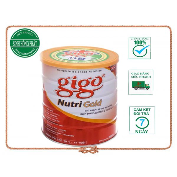 Sữa bột Gigo Nutri Gold lon 900g | Shopee Việt Nam