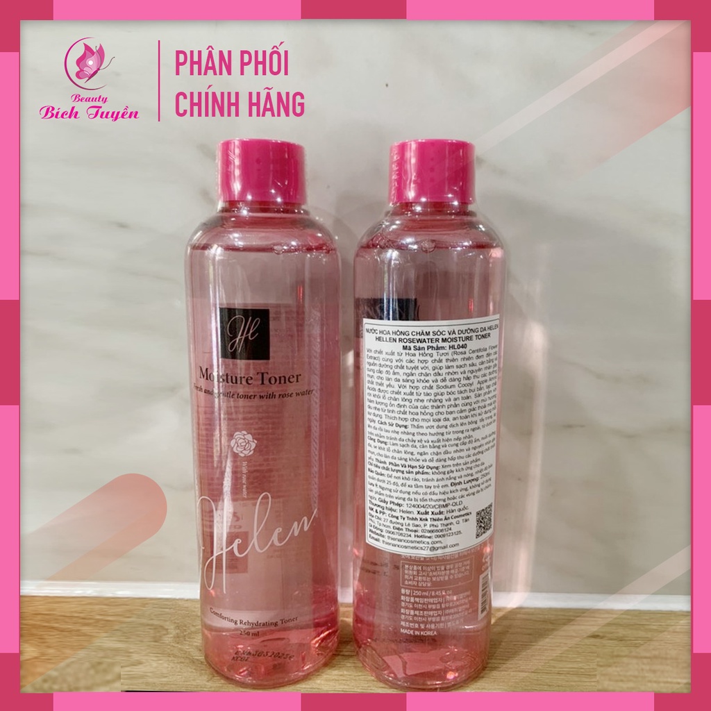 Nước Hoa Hồng HELEN Moisture Toner 250ml BT Cosmetic | Shopee Việt Nam