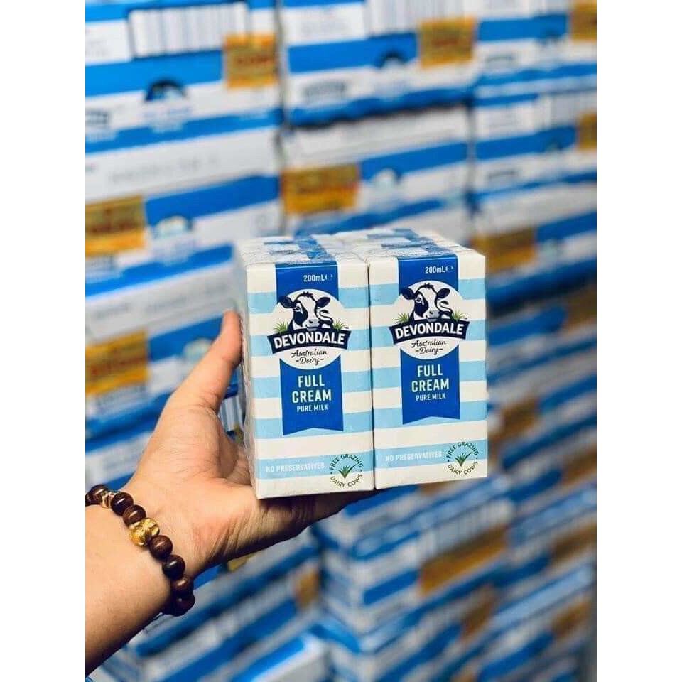 Sữa tươi Devondale loại 200ml ( thùng 24 hộp) | Shopee Việt Nam