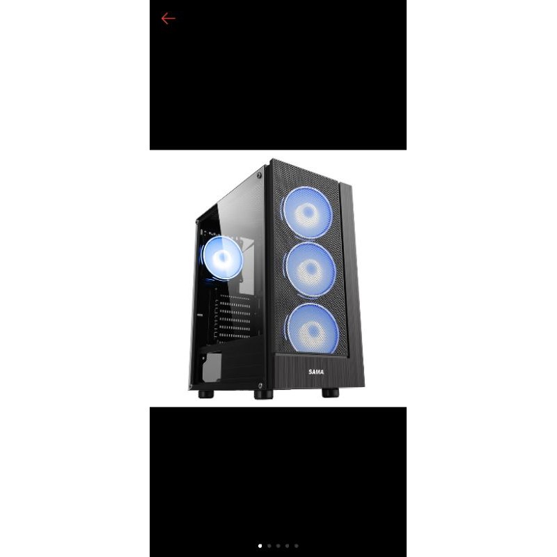 Vỏ máy tính Sama 3301 kèm 3 Fan Leb RGB-HUB | Shopee Việt Nam