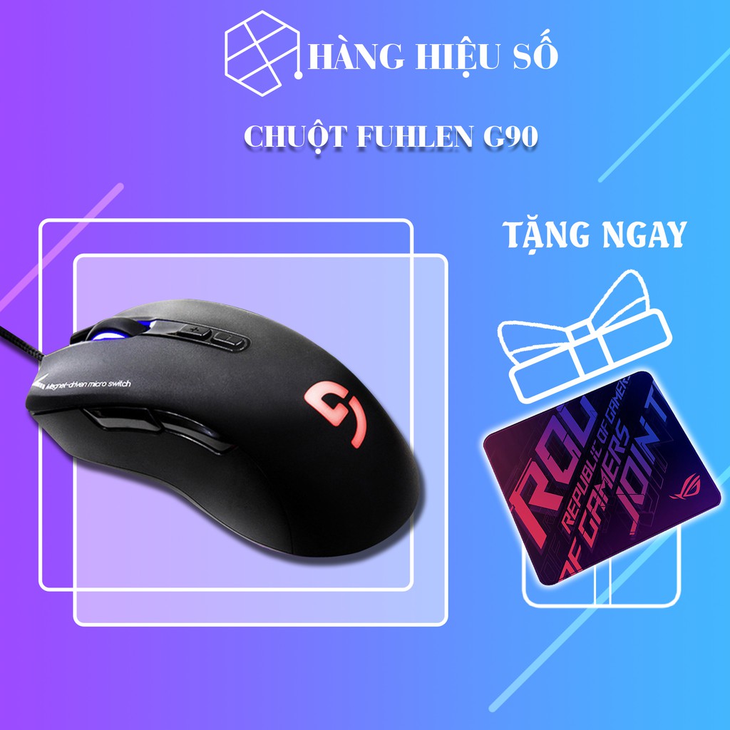[Tặng pad chuột ASUS ROG] Chuột Fuhlen G90 chính hãng Led RGB - Chuột ...