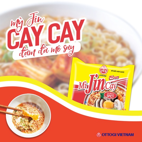 Mì Jin cay Hàn Quốc Ottogi 120g | Shopee Việt Nam