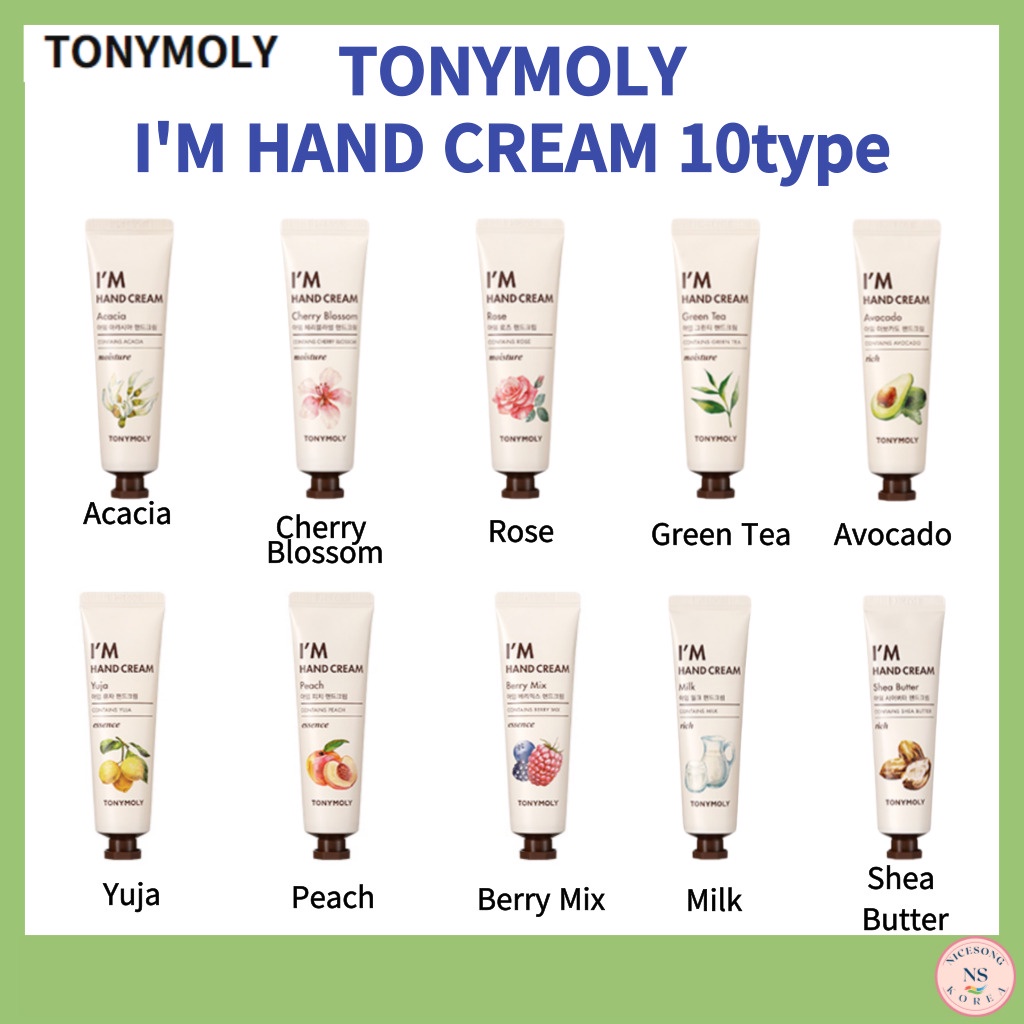 TONYMOLY Kem Dưỡng Da Tay I 'M HAND CREAM 10Type Hàn Quốc | Shopee Việt Nam