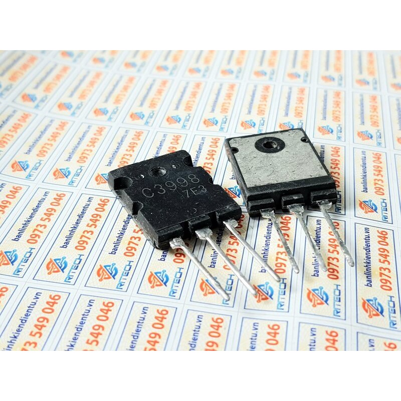[Combo 2 chiếc] C3998 2SC3998 3998 Transistor NPN 25A 1500V TO-3PL tháo ...