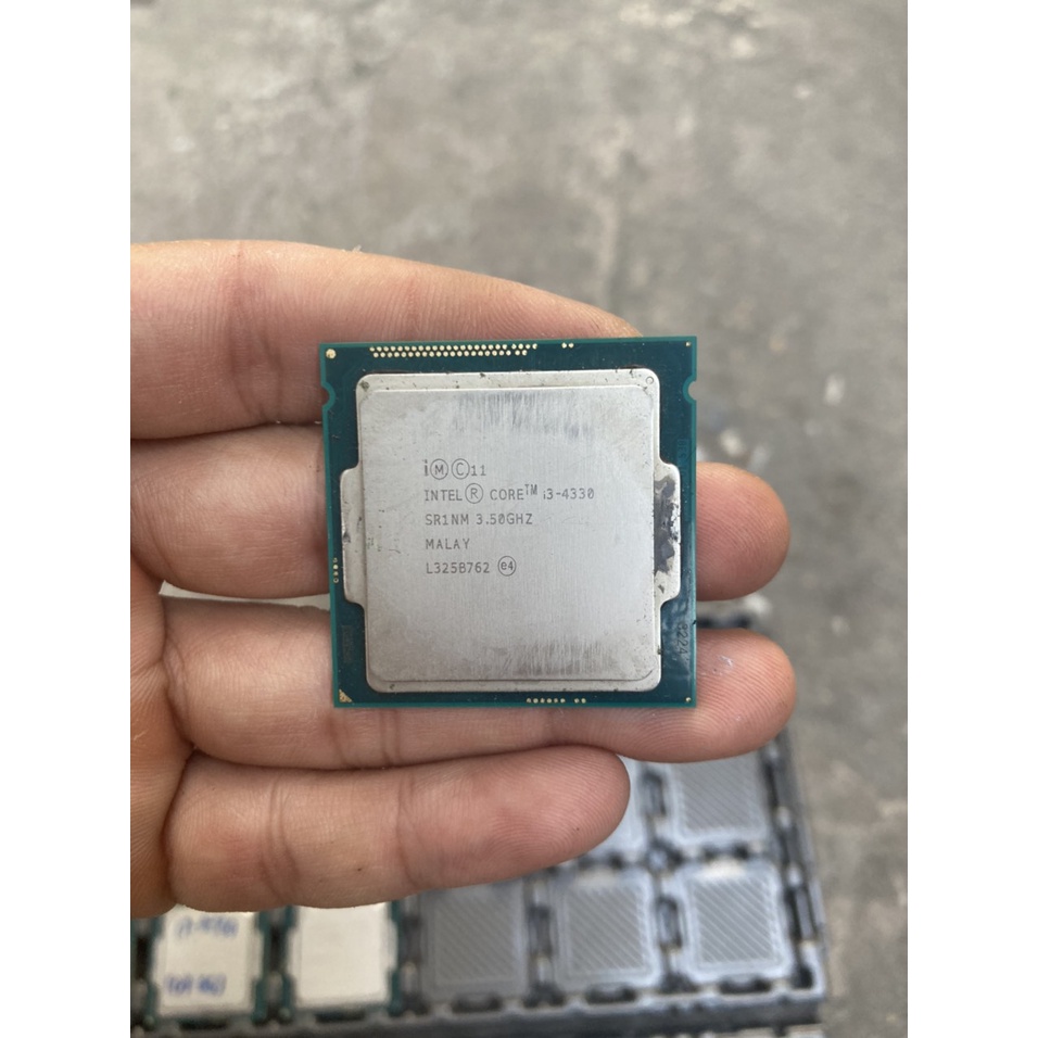 CPU i3 4330 bộ vi xử lý Intel Core 1150 đời gen 4 th máy tính làm việc ...