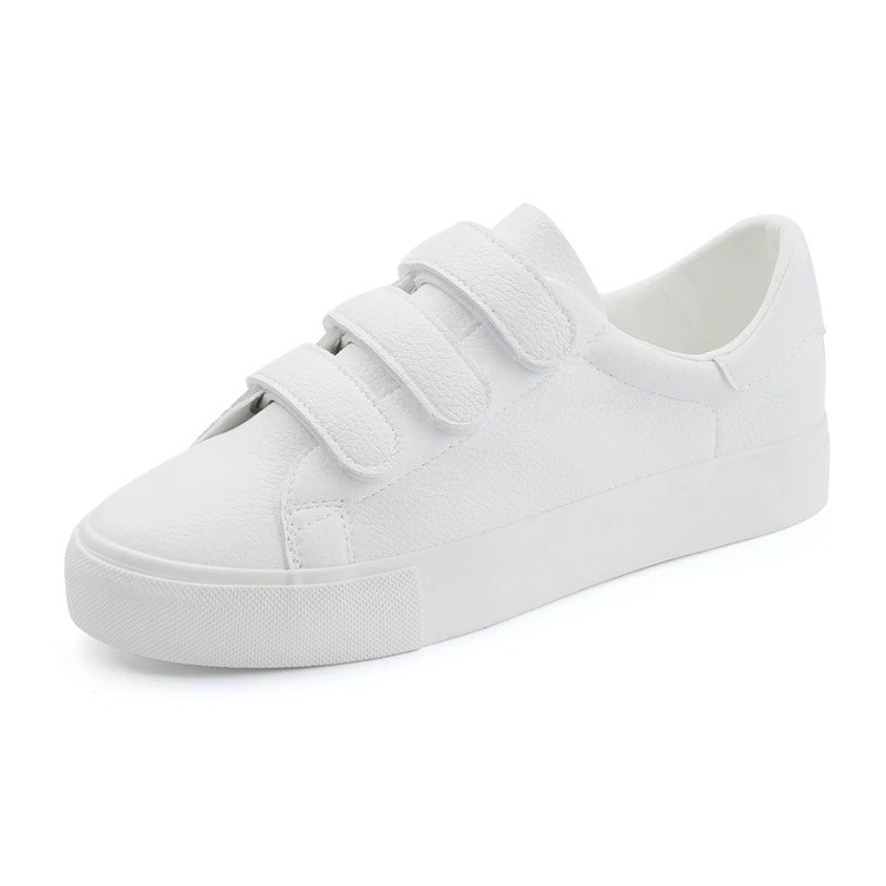 GIÀY THỂ THAO TRẮNG NỮ BASIC QUAI DÁN | Shopee Việt Nam