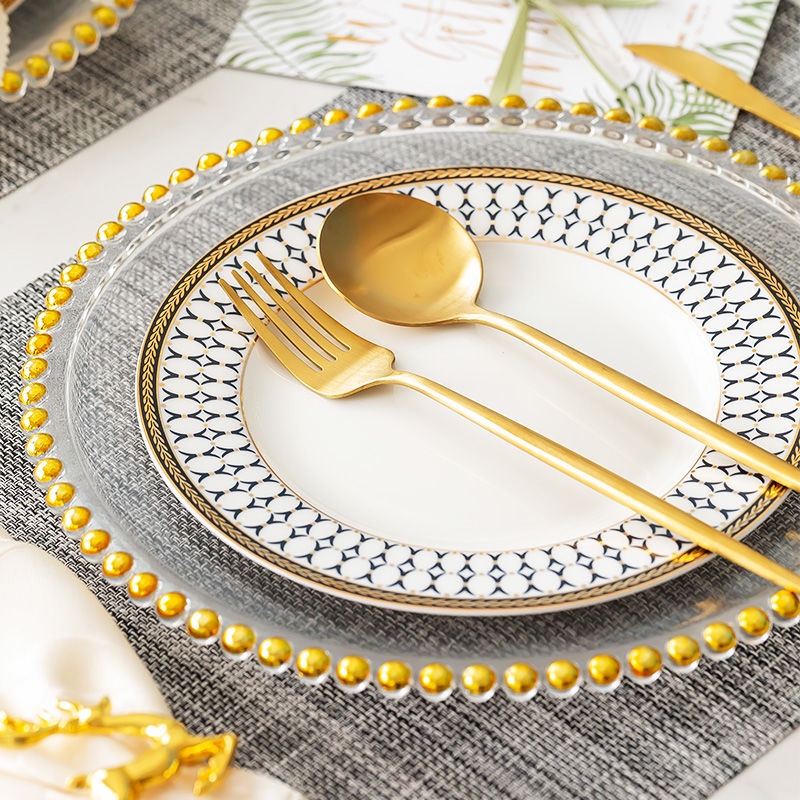 Luxury Western Food Tableware Set Household European-Style High-End ...