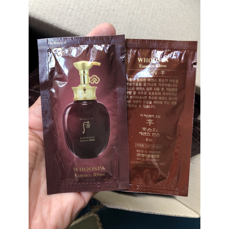 Combo 10 gói dầu xả đông y hoàng cung Whoo (Whoo Spa Essence Rinse ...