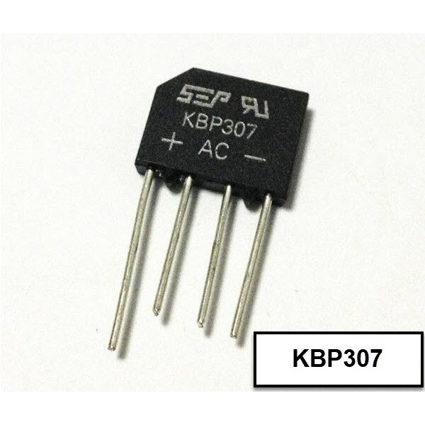 Túi 15 cái KBP307 Cầu chỉnh lưu 3A cầu diode 3A mới cầu xếp chồng cầu phẳng 3A / 700V | Shopee ...