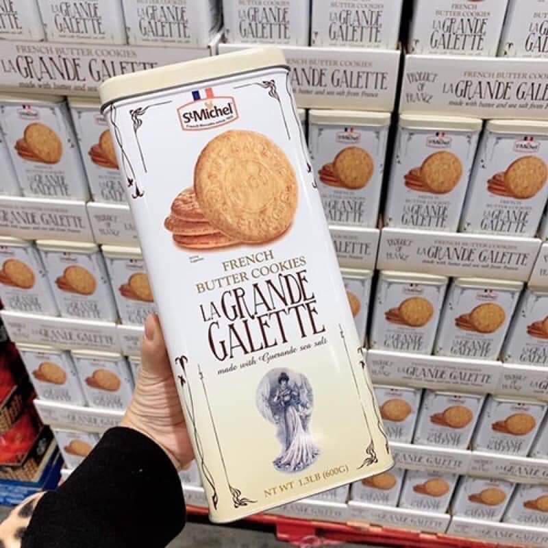 Bánh quy bơ Pháp La Grande Galette French Butter Cookies 600g] | Shopee ...