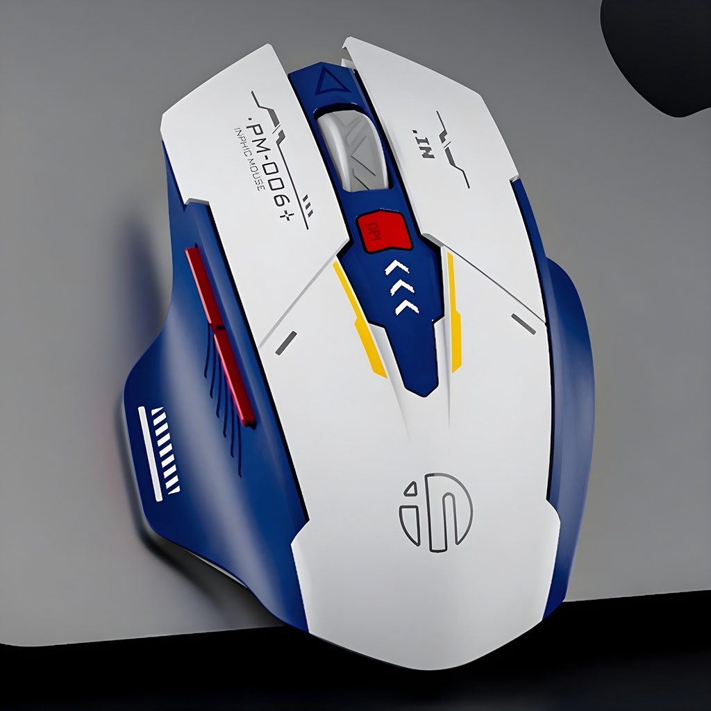 CHUỘT KHÔNG DÂY GAMING INPHIC M6P GUNDAM PM6 ĐEN | Shopee Việt Nam