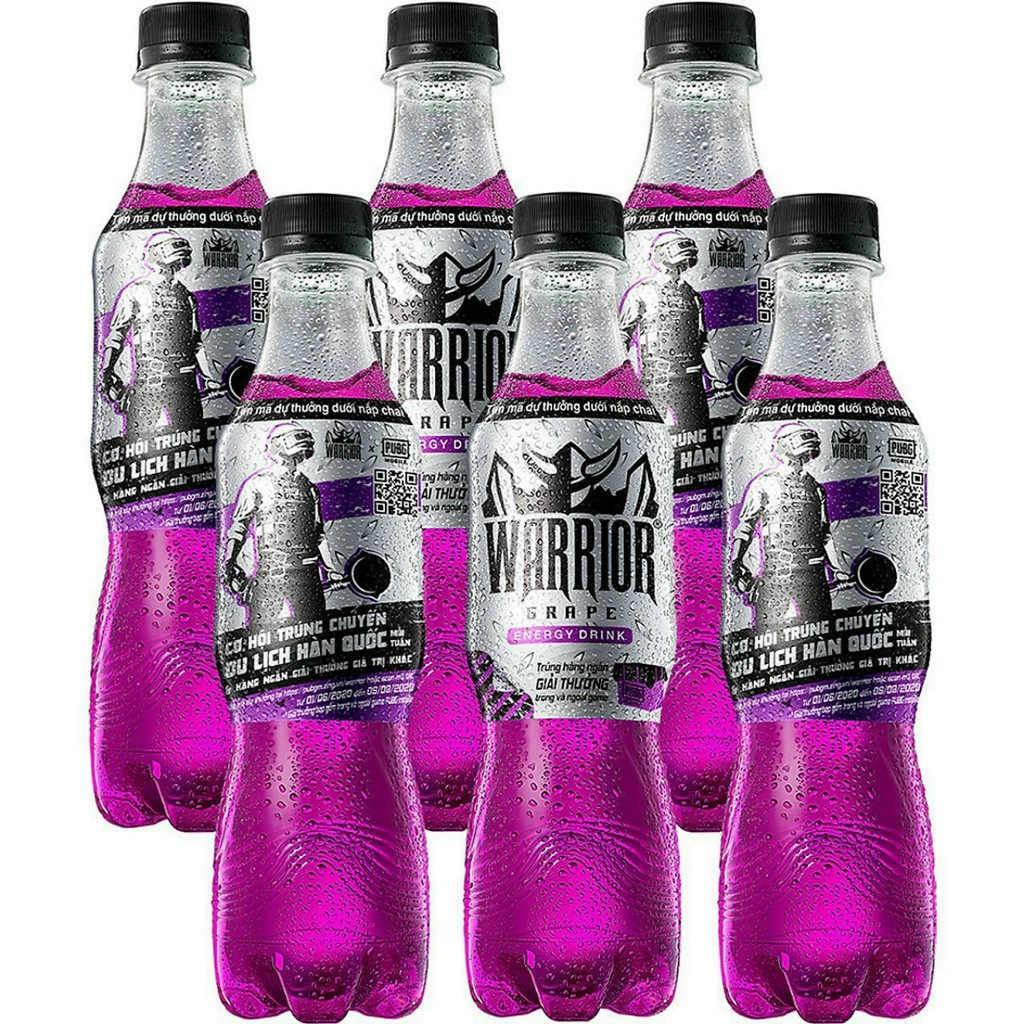 Nước Tăng Lực Warrior vị nho chai 330ml | Shopee Việt Nam