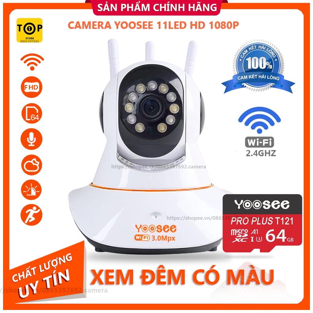 [ GIÁ_SỈ ]CAMERA WIFI YOOSEE HD1080P TIẾNG VIỆT, KÈM THẺ NHỚ YOOSEE ...