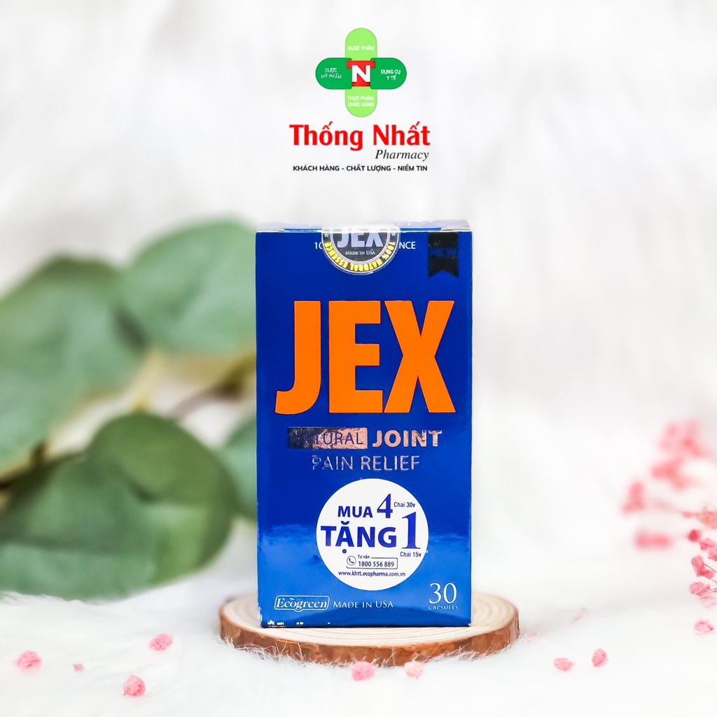 Viên uống bổ khớp, giảm đau tái tạo sụn Jex Max nguyên tem tích điểm ...