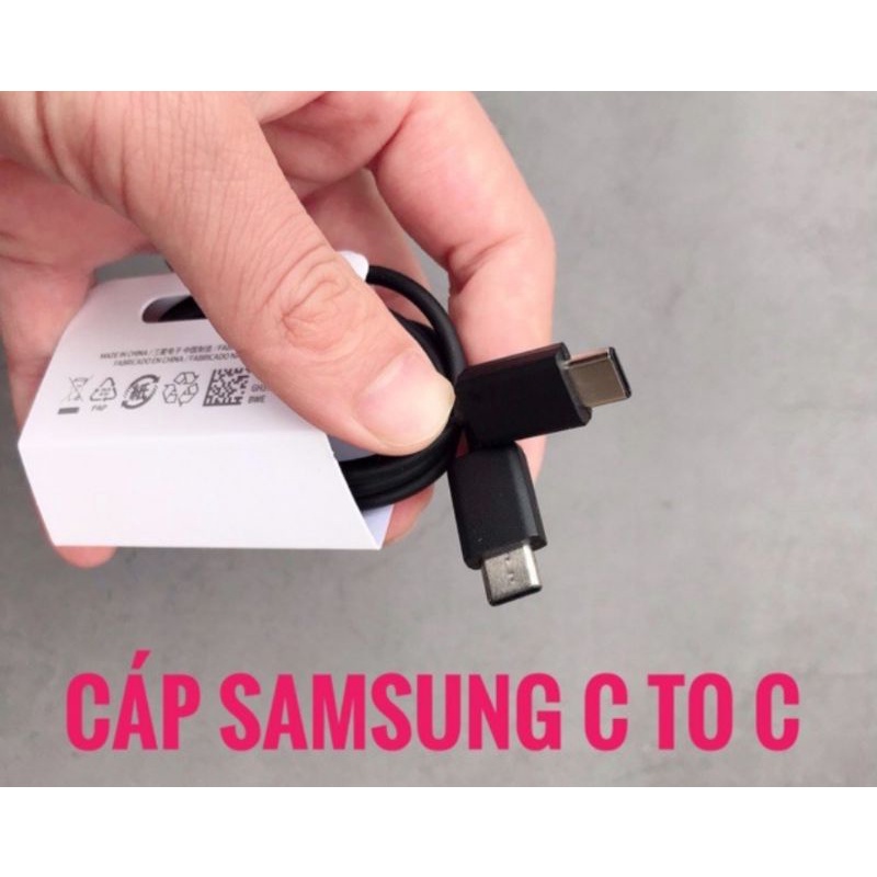cáp c to c sam sung 25w chính hãng | Shopee Việt Nam