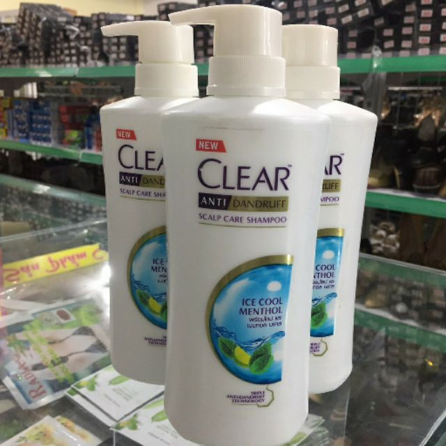 Dầu gội Clear bạc hà mát lạnh 480ml | Shopee Việt Nam