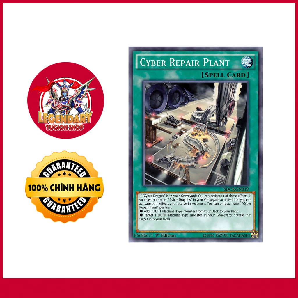 [Thẻ Bài Yugioh Chính Hãng] Cyber Repair Plant | Shopee Việt Nam
